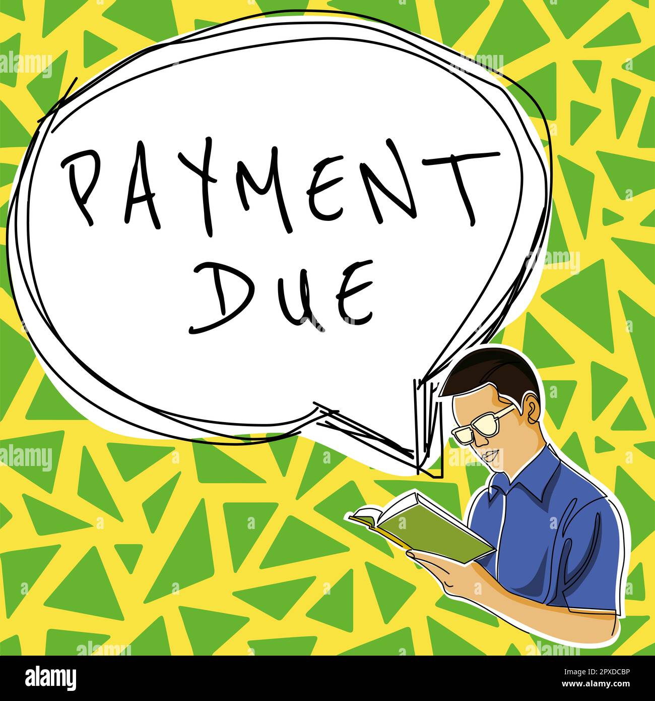 Conceptual display Payment Due, Word for The date when payment should ...