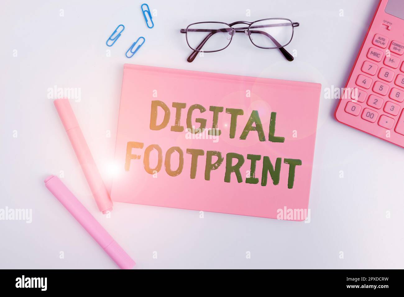 Writing displaying text Digital Footprint, Conceptual photo uses ...