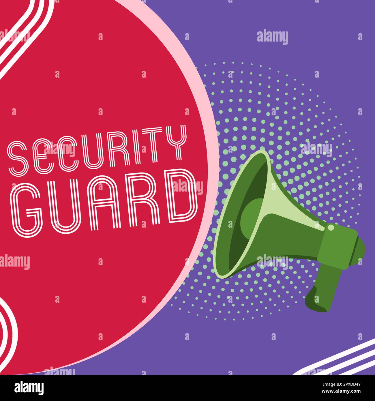 Conceptual Caption Security Guard Word For Tools Used To Manage Multiple Security Applications