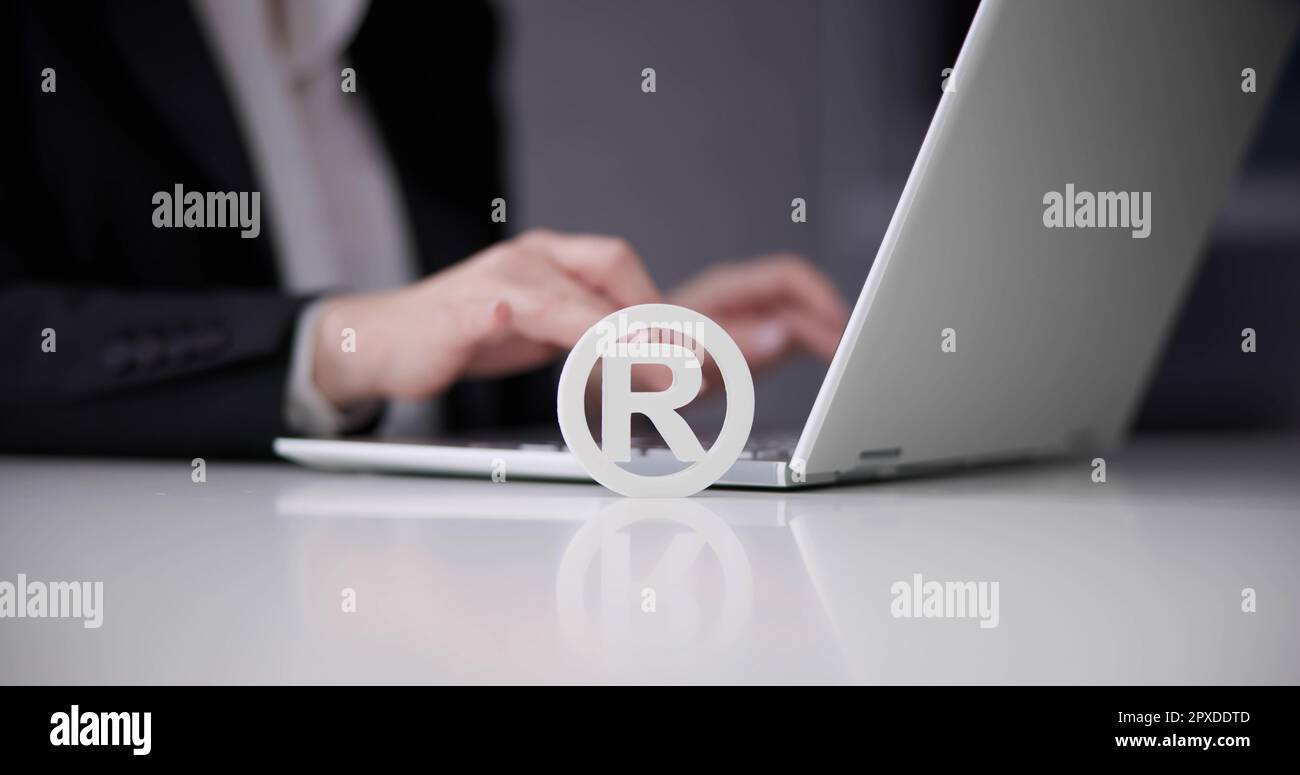 Copyright Symbol Protection Sign. Register Trademark And Logo Stock ...