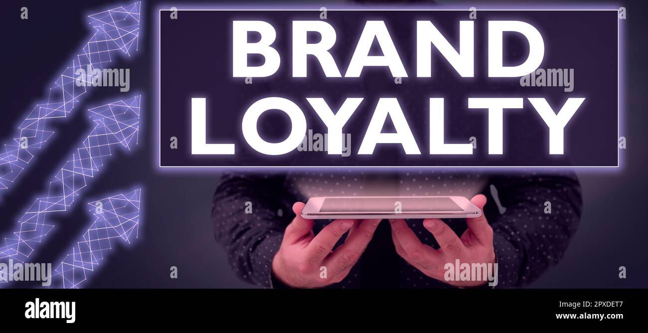Inspiration showing sign Brand Loyalty, Business idea Repeat Purchase ...