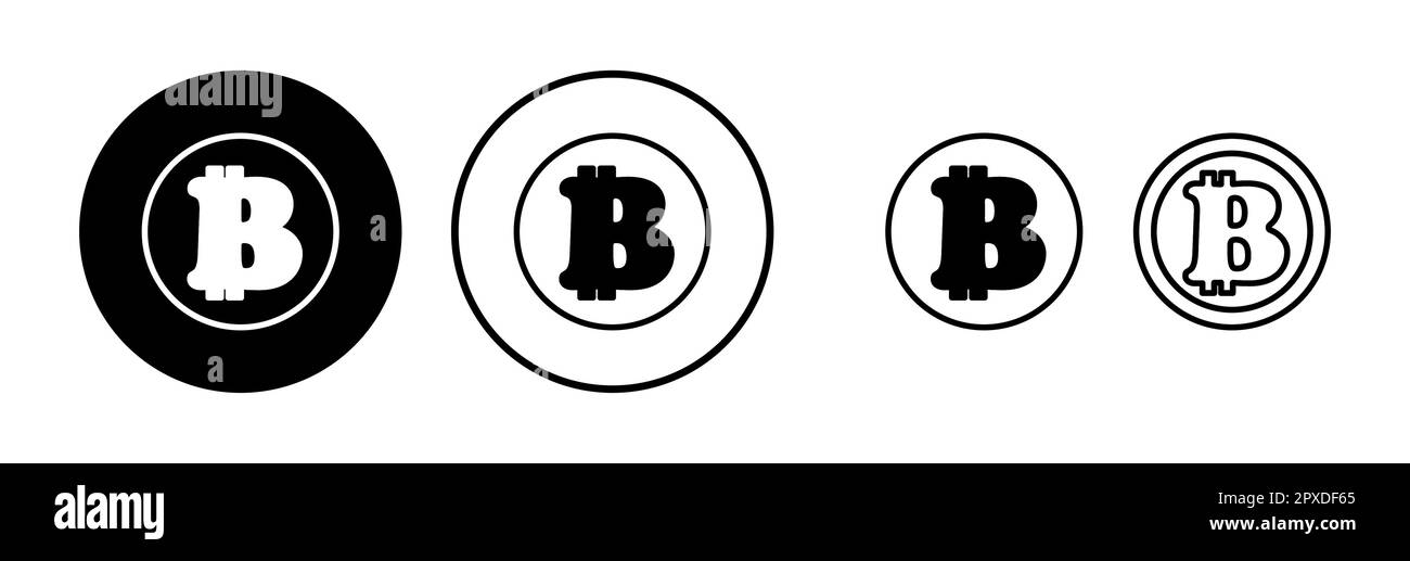 Bitcoin icon vector. payment symbol. Cryptocurrency logo Stock Vector ...