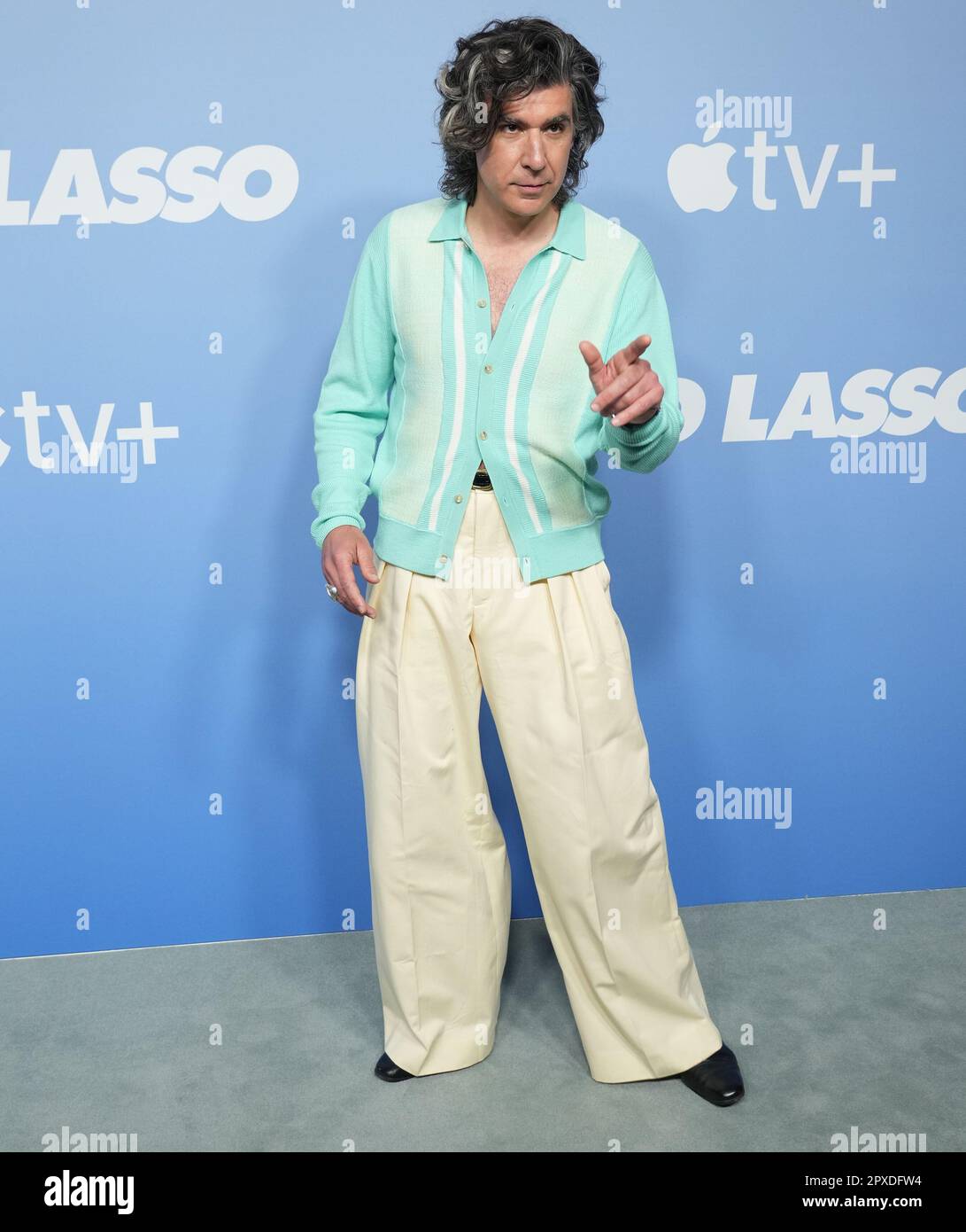 Los Angeles, USA. 01st May, 2023. James Lance arrives at the TED LASSO ...