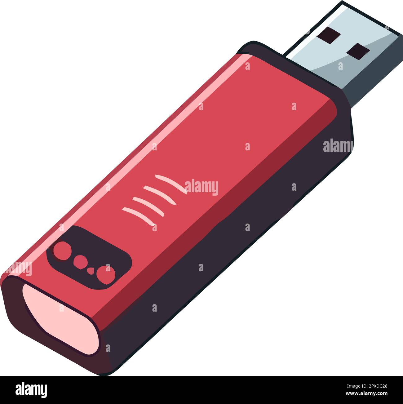 USB stick symbol connects to computer icon Stock Vector Image & Art - Alamy