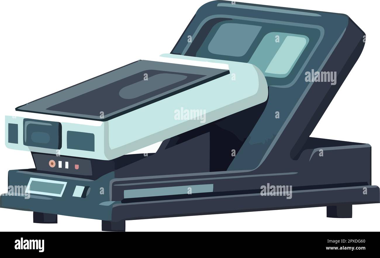 Photocopier machine scanning Stock Vector Images - Alamy