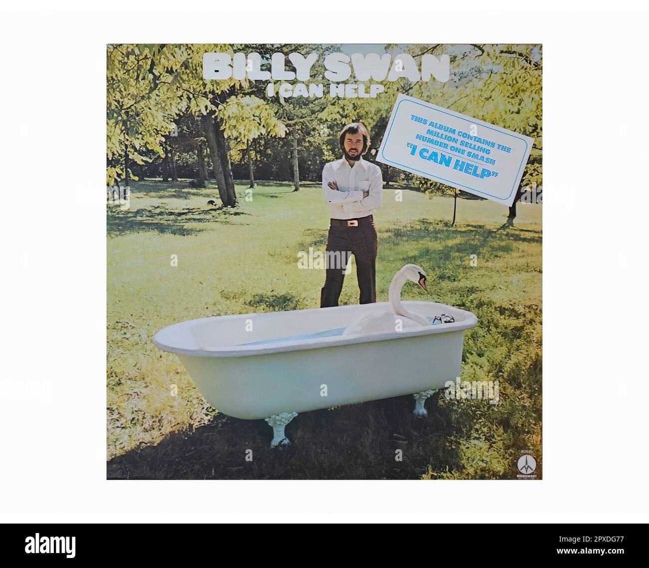 Billy Swan - I Can Help - Vintage L.P Music Vinyl Record Stock Photo - Alamy