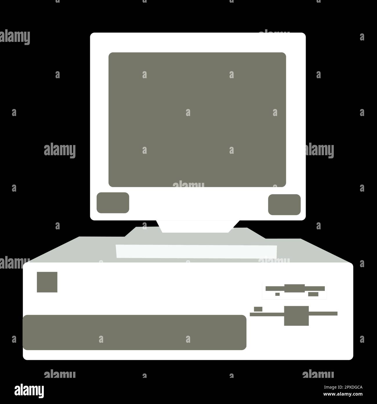 90s crt monitor hi-res stock photography and images - Alamy