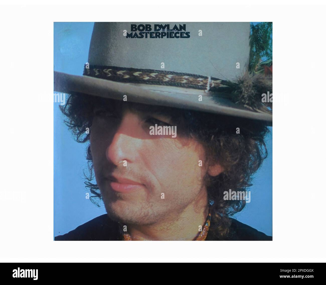 Bob Dylan - Masterpieces - Vintage L.P Music Vinyl Record Stock Photo ...