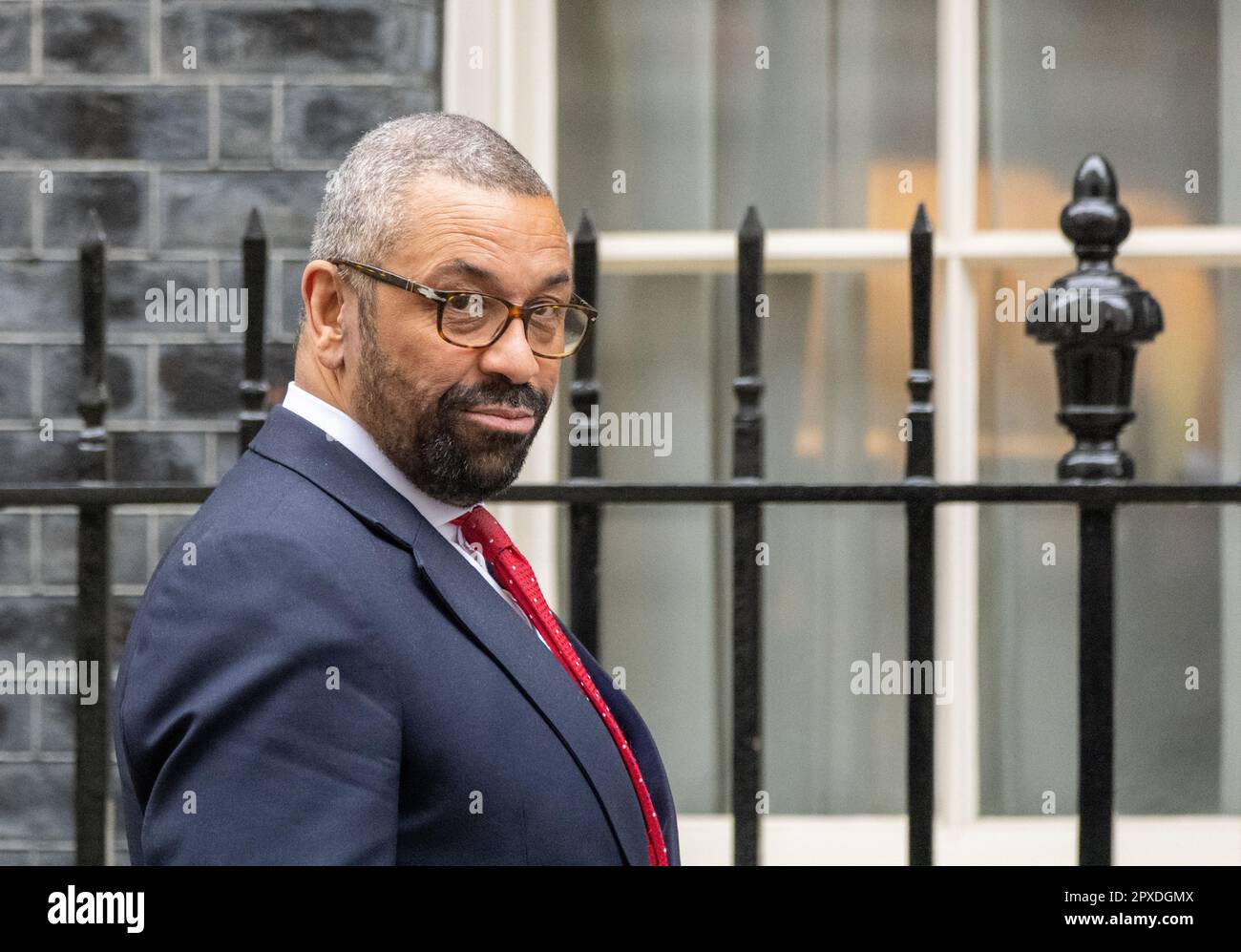 London, UK. 02nd May, 2023. James Cleverly, Foreign Secretary, arrives ...