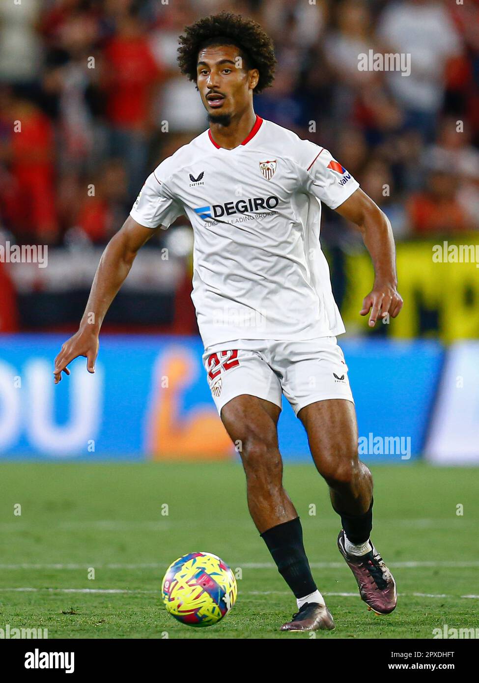 Loic Bade of Sevilla FC during the La Liga match between Sevilla FC and ...
