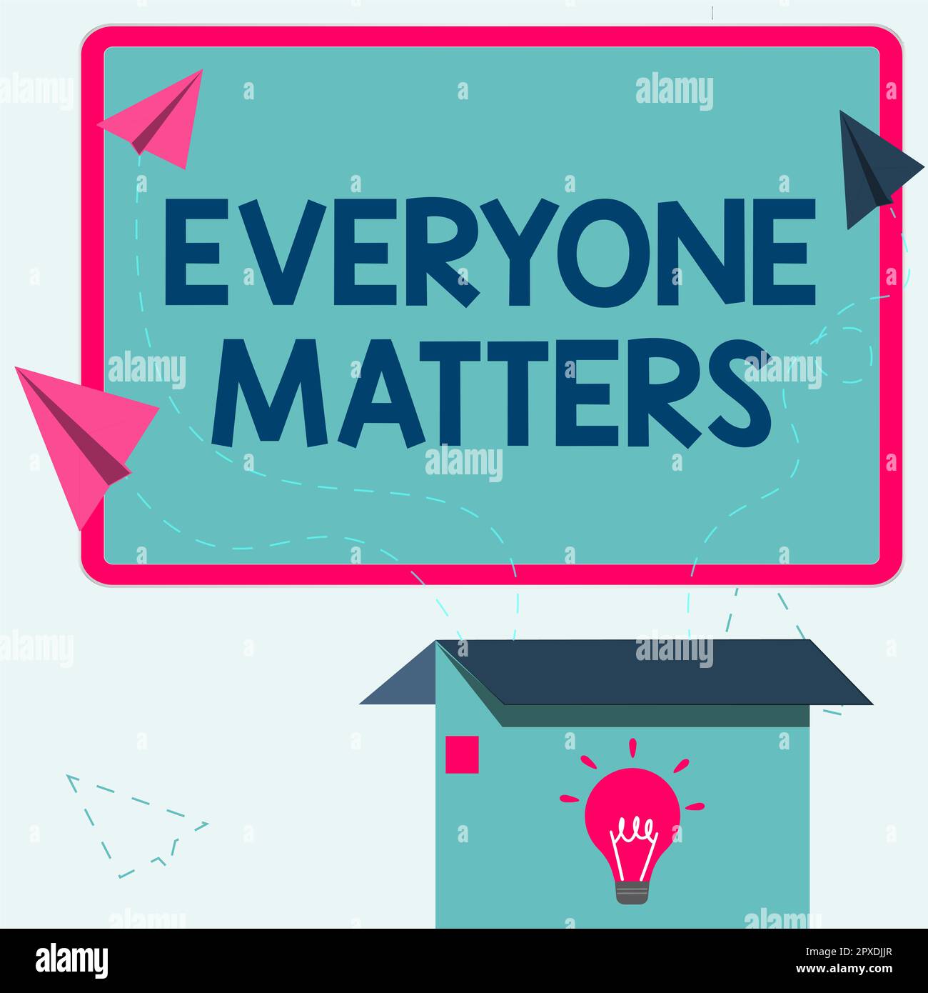 Text showing inspiration Everyone Matters, Business concept all the ...