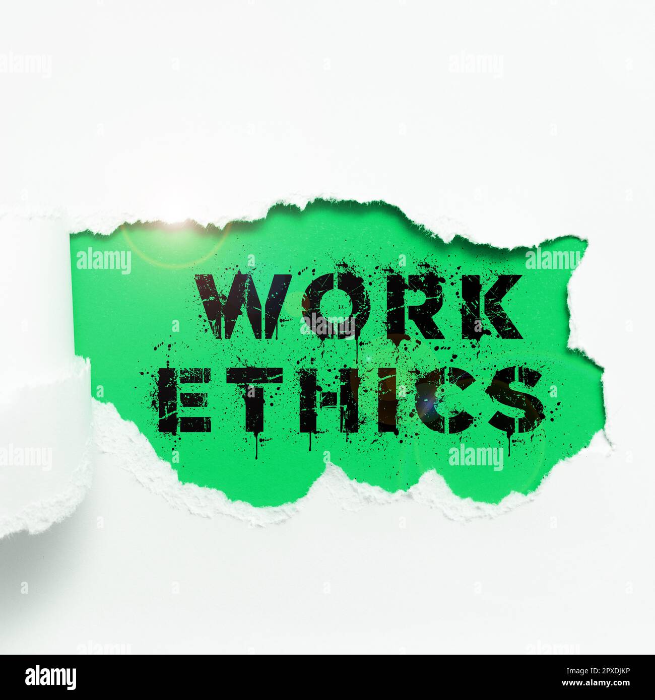 Inspiration showing sign Work Ethics, Word Written on A set of values ...