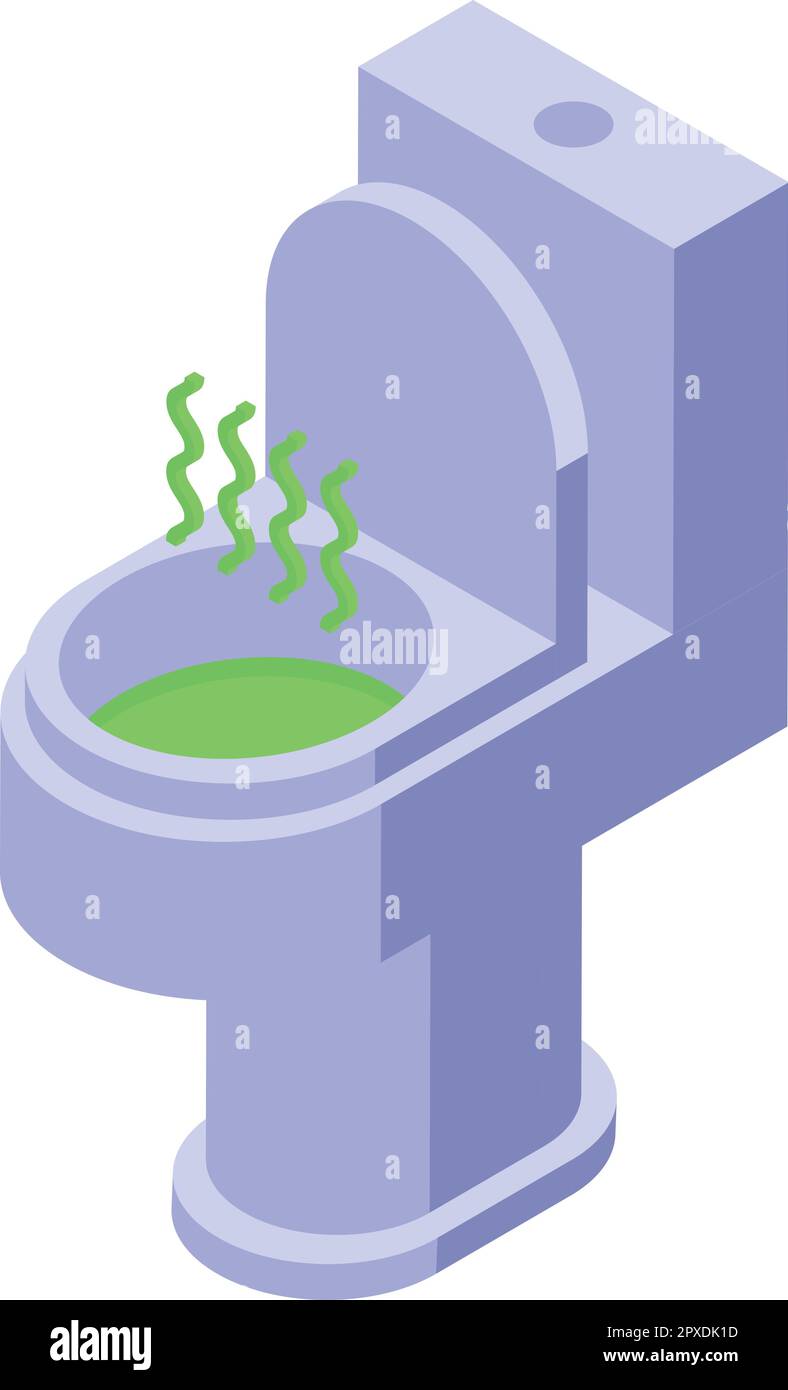 Toilet pump icon isometric vector. Man work. Service person Stock ...