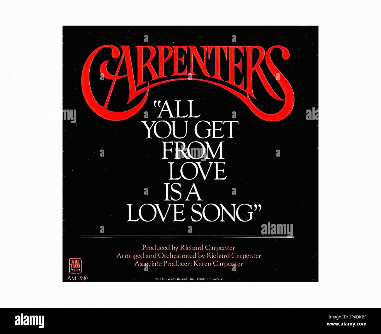 Carpenters music hi-res stock photography and images - Alamy
