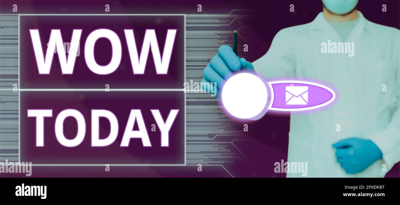 Handwriting text Wow, Concept meaning Expressing astonishment and awe ...