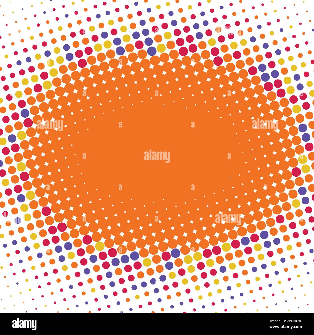 Abstract orange round shape Stock Vector Images - Alamy
