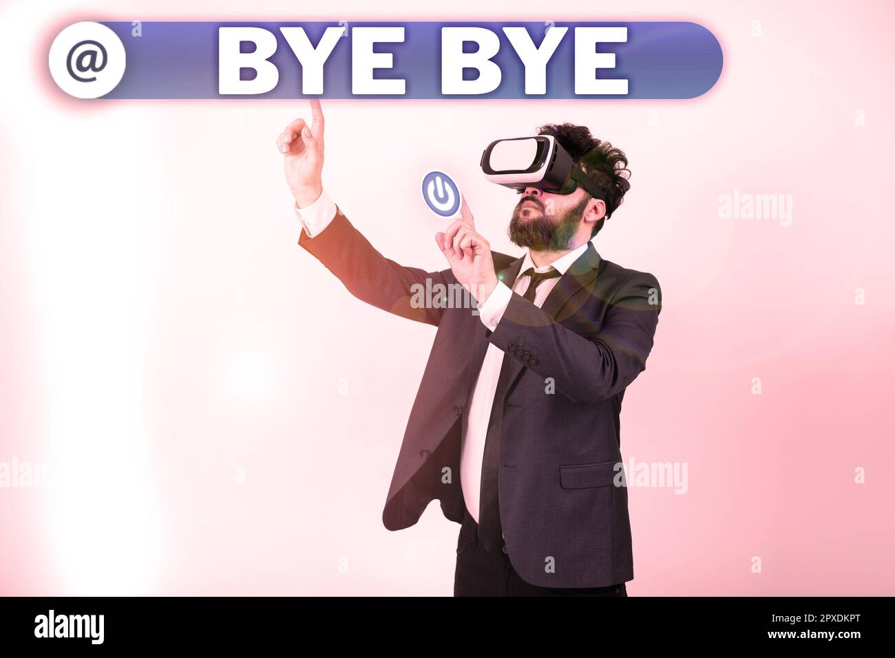 Conceptual caption Bye Bye, Conceptual photo Greeting for leaving ...