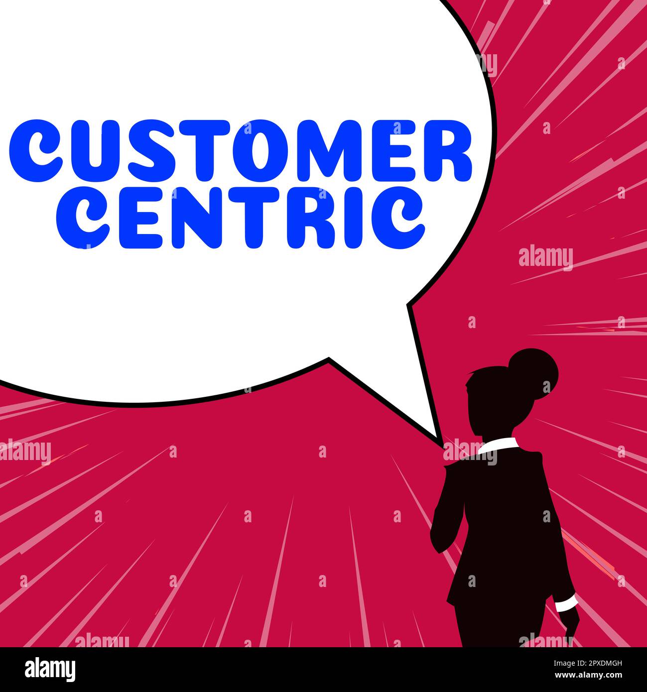Inspiration showing sign Customer Centric, Word Written on process of ...