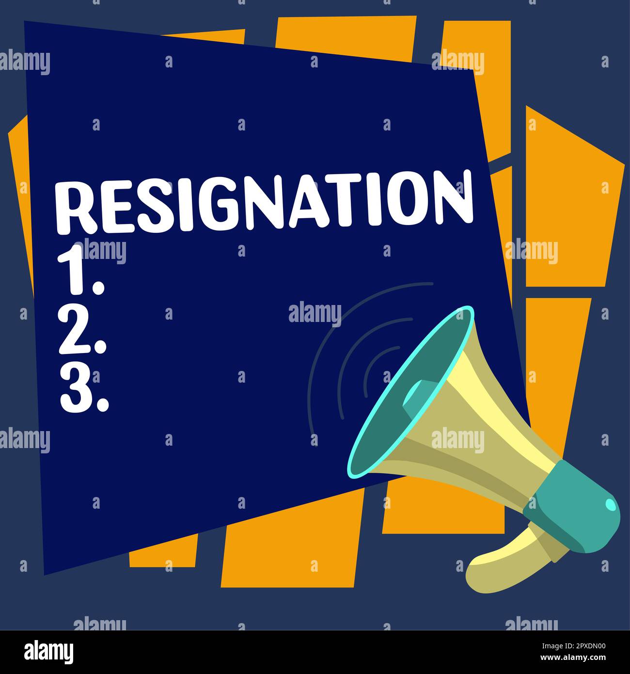 Hand writing sign Resignation, Business idea act of giving up working ...