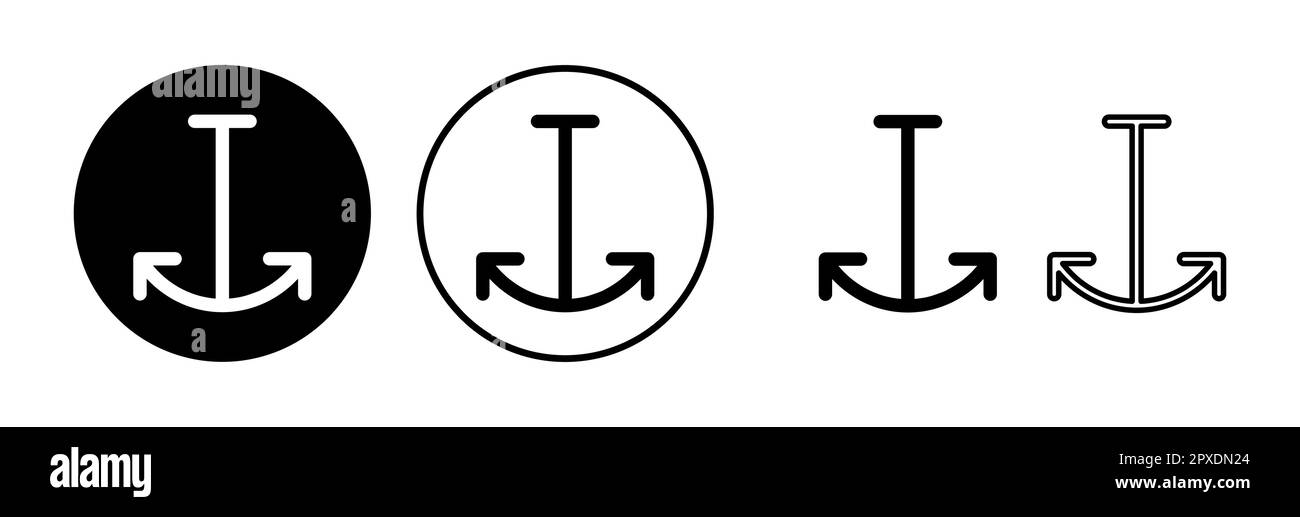 Anchor icon vector. Anchor sign. marine symbol Stock Vector Image & Art ...