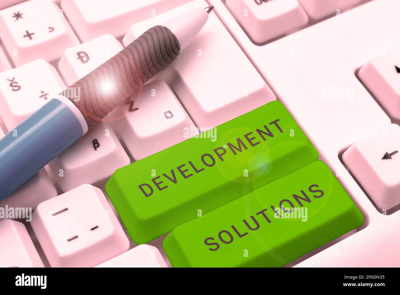 Text showing inspiration Development Solutions, Business approach Efficient Planning based on ...