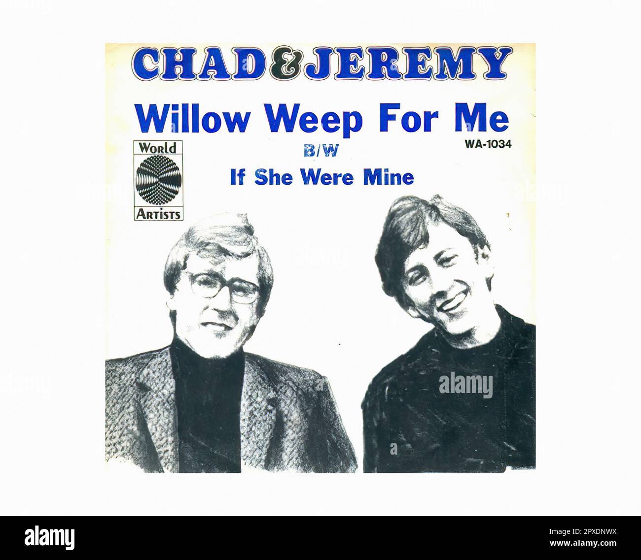 Chad & Jeremy - 1964 11 A - Vintage 45 R.P.M Music Vinyl Record Stock ...