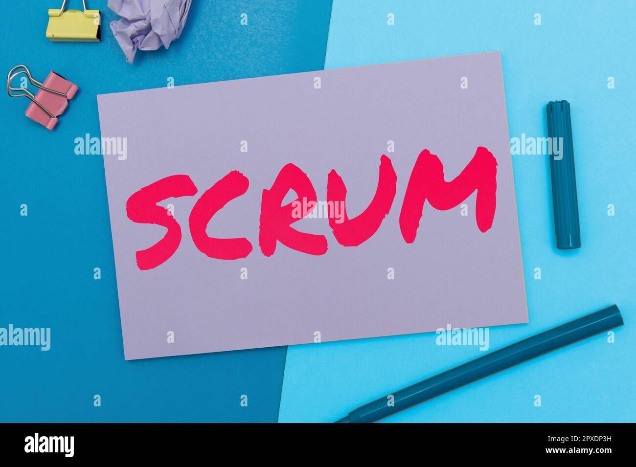 Text showing inspiration Scrum, Word for handwriting as distinct from print written characters ...