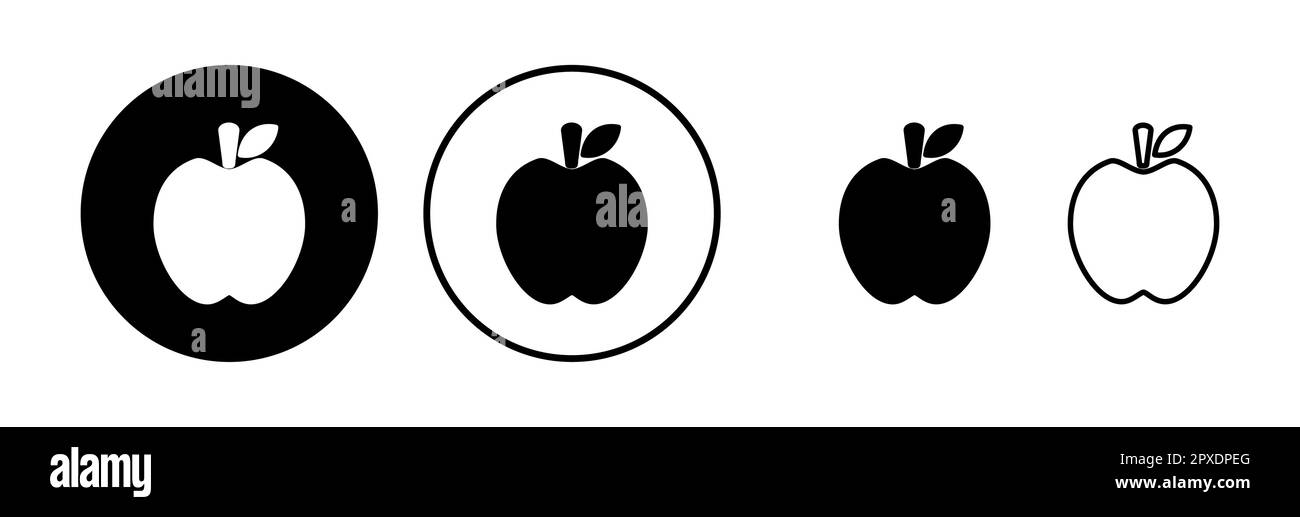 Apple icon vector. apple symbol Stock Vector Image & Art - Alamy