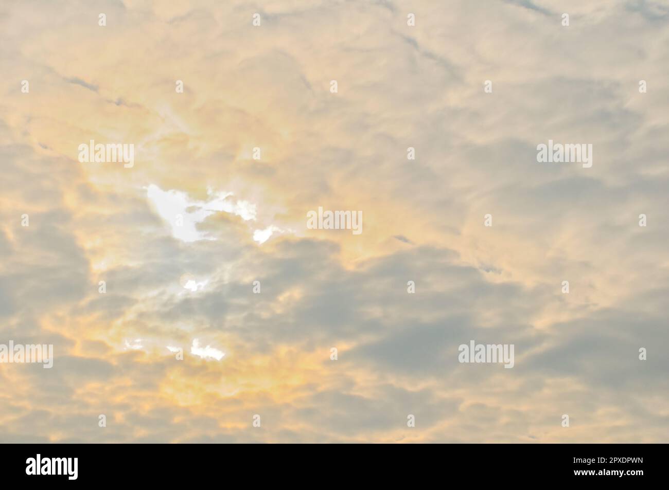 A Cloudy sky with colored light effect Stock Photo - Alamy