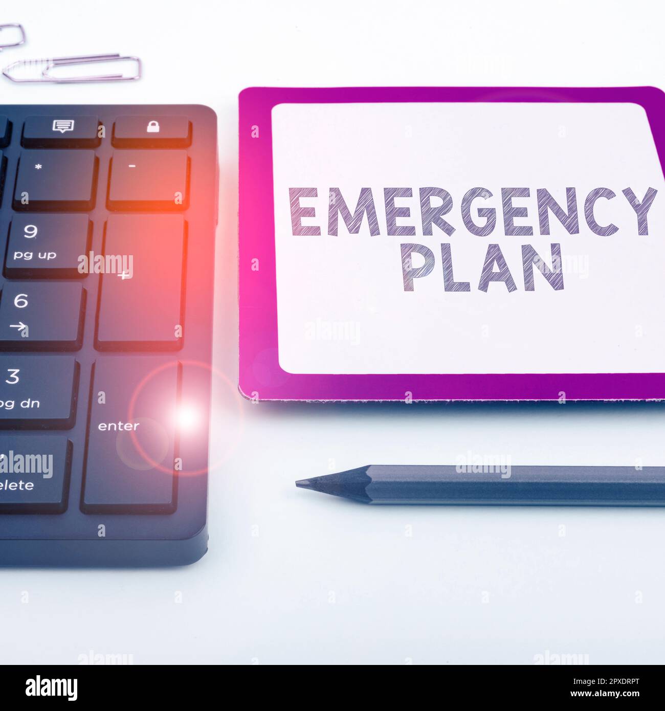 Inspiration showing sign Emergency Plan, Internet Concept Procedures ...