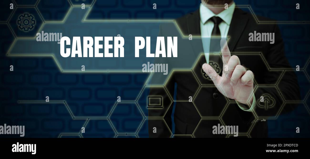 Conceptual display Career Plan, Business showcase ongoing process where ... Conceptual display Career Plan, Business showcase ongoing process where ...
