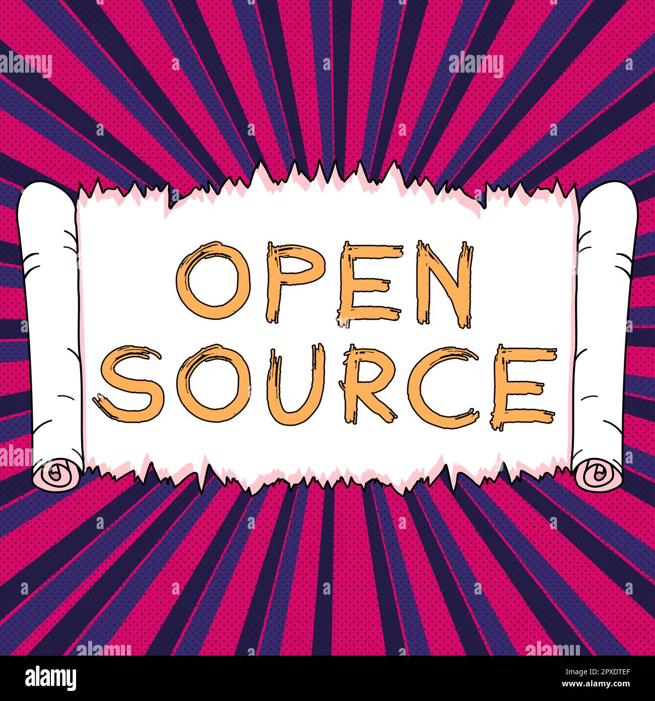 Hand writing sign Open Source, Business overview denoting software ...