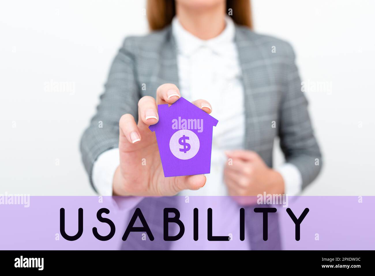 Sign displaying Usability, Business showcase A word assosiated with how ...