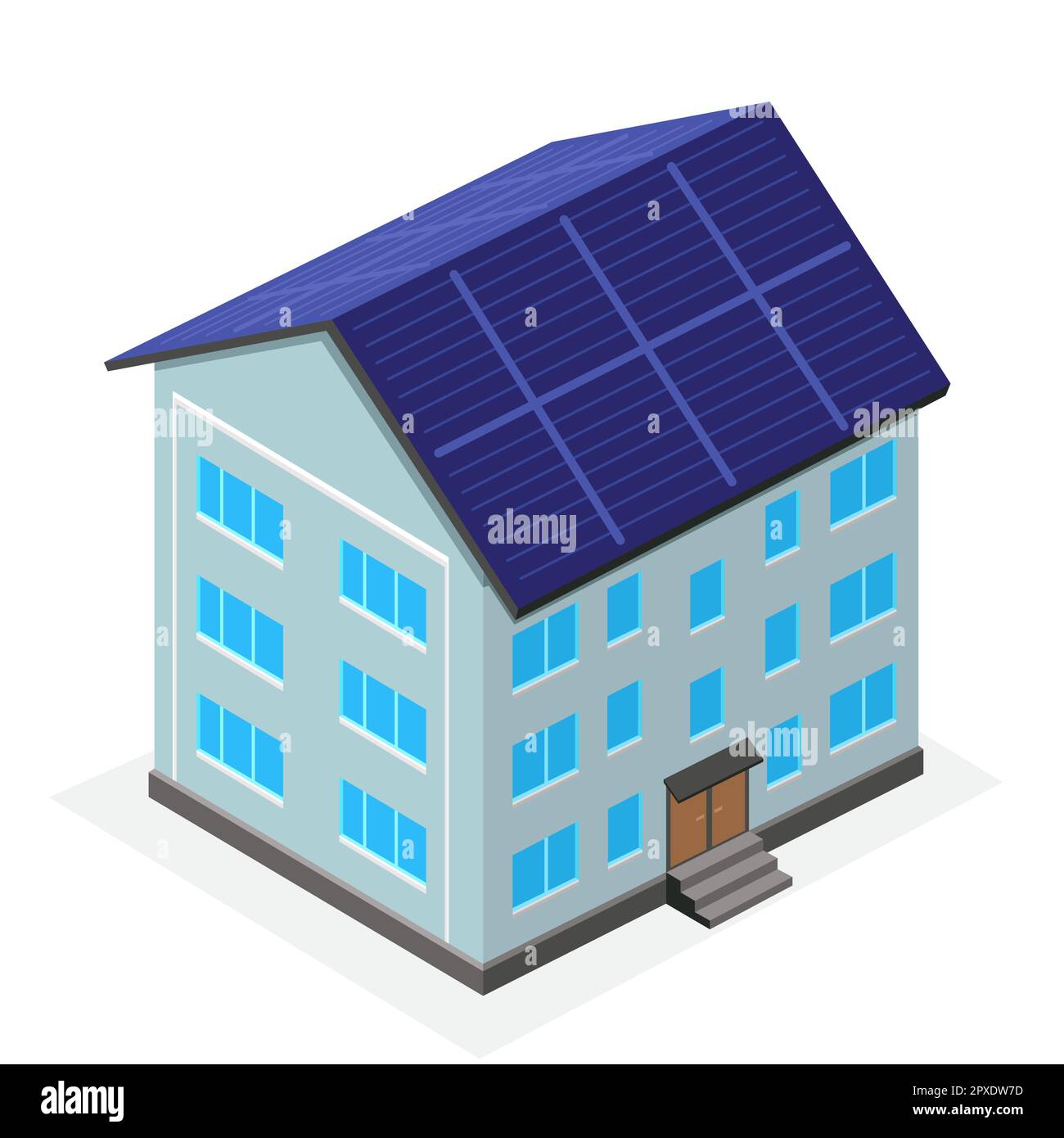 Window solar panel Stock Vector Images - Alamy