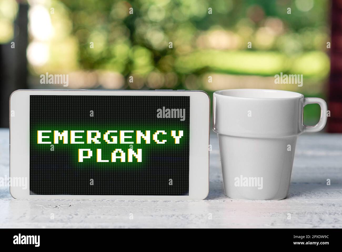 Writing displaying text Emergency Plan, Word Written on Procedures for ...