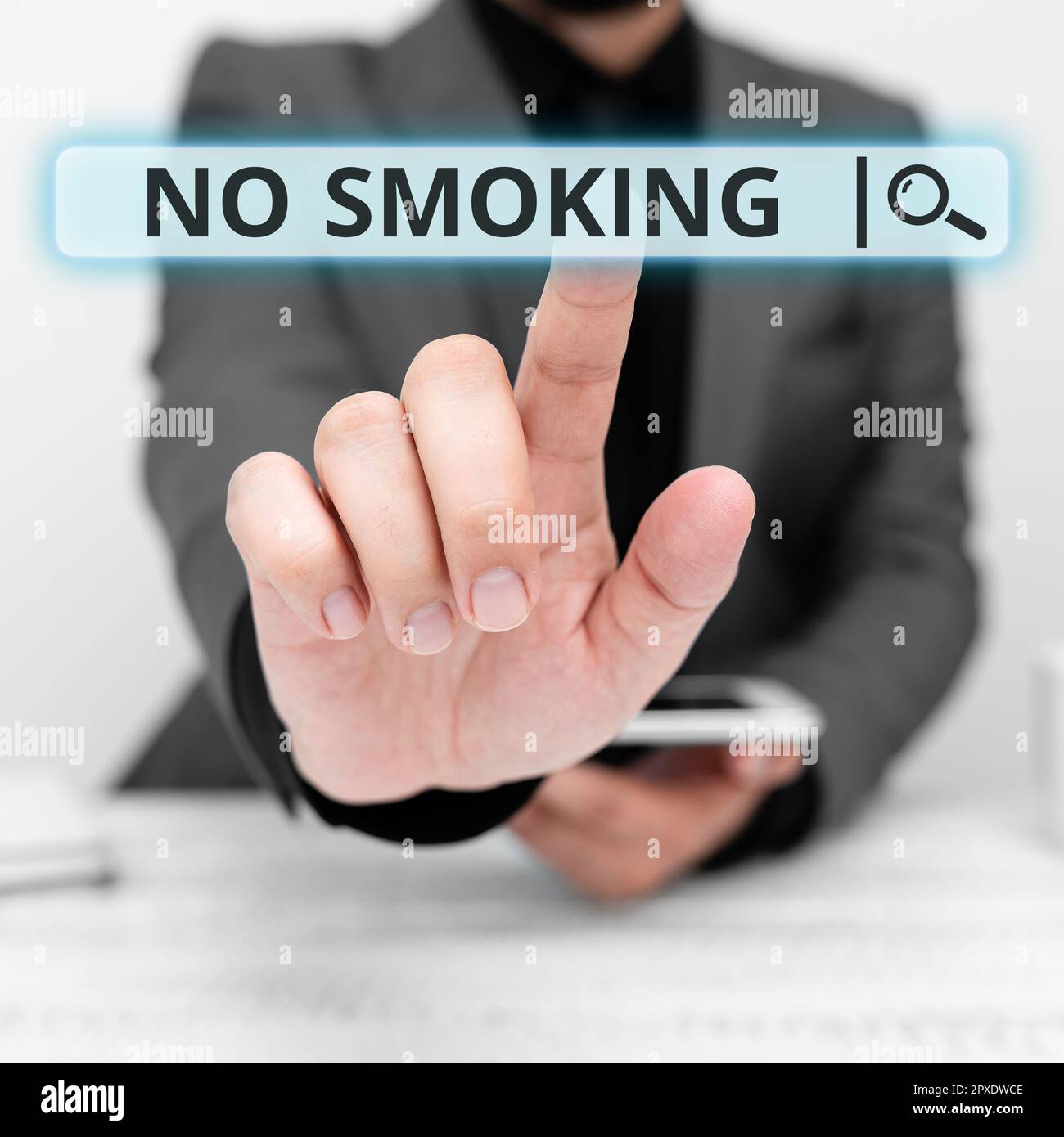 Inspiration showing sign No Smoking, Business showcase using tobacco is ...
