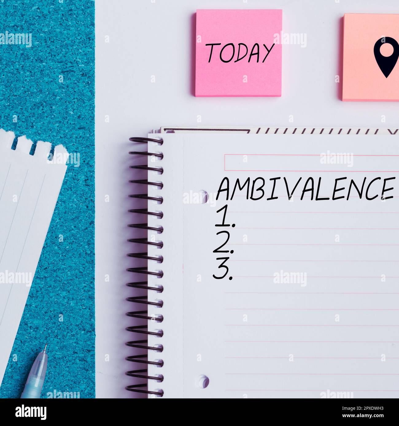 Handwriting text Ambivalence, Concept meaning attitudes or feelings ...