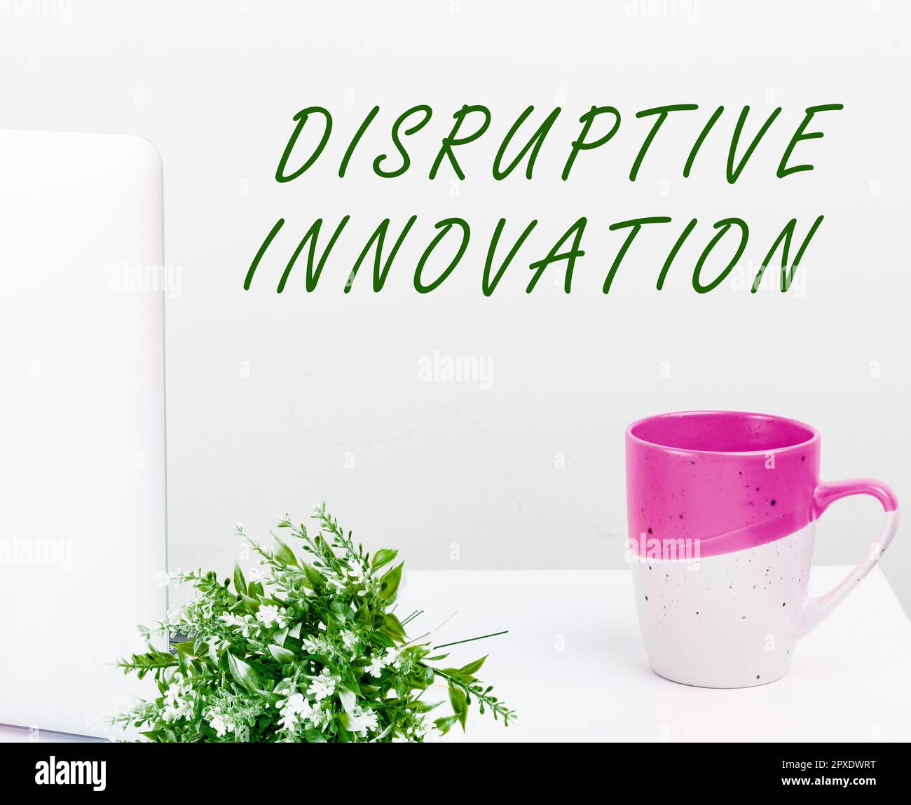 Sign displaying Disruptive Innovation, Word for Transformation that is ...