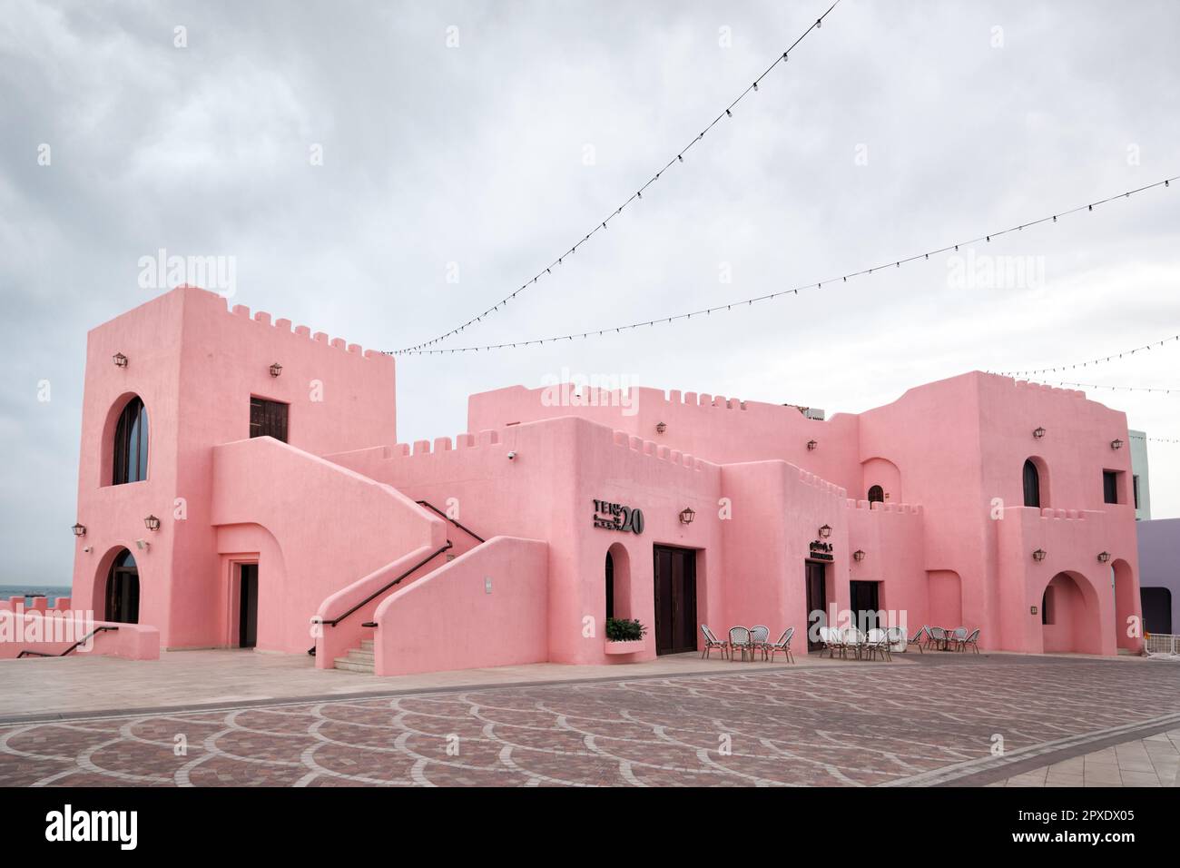Doha, Qatar - April 2023: Old Doha port redevelopment into Mina ...