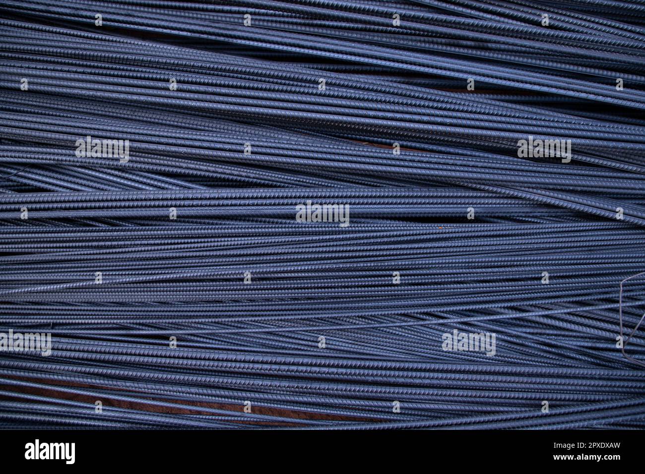 Pile of steel wire for construction work. Close-up Stock Photo - Alamy