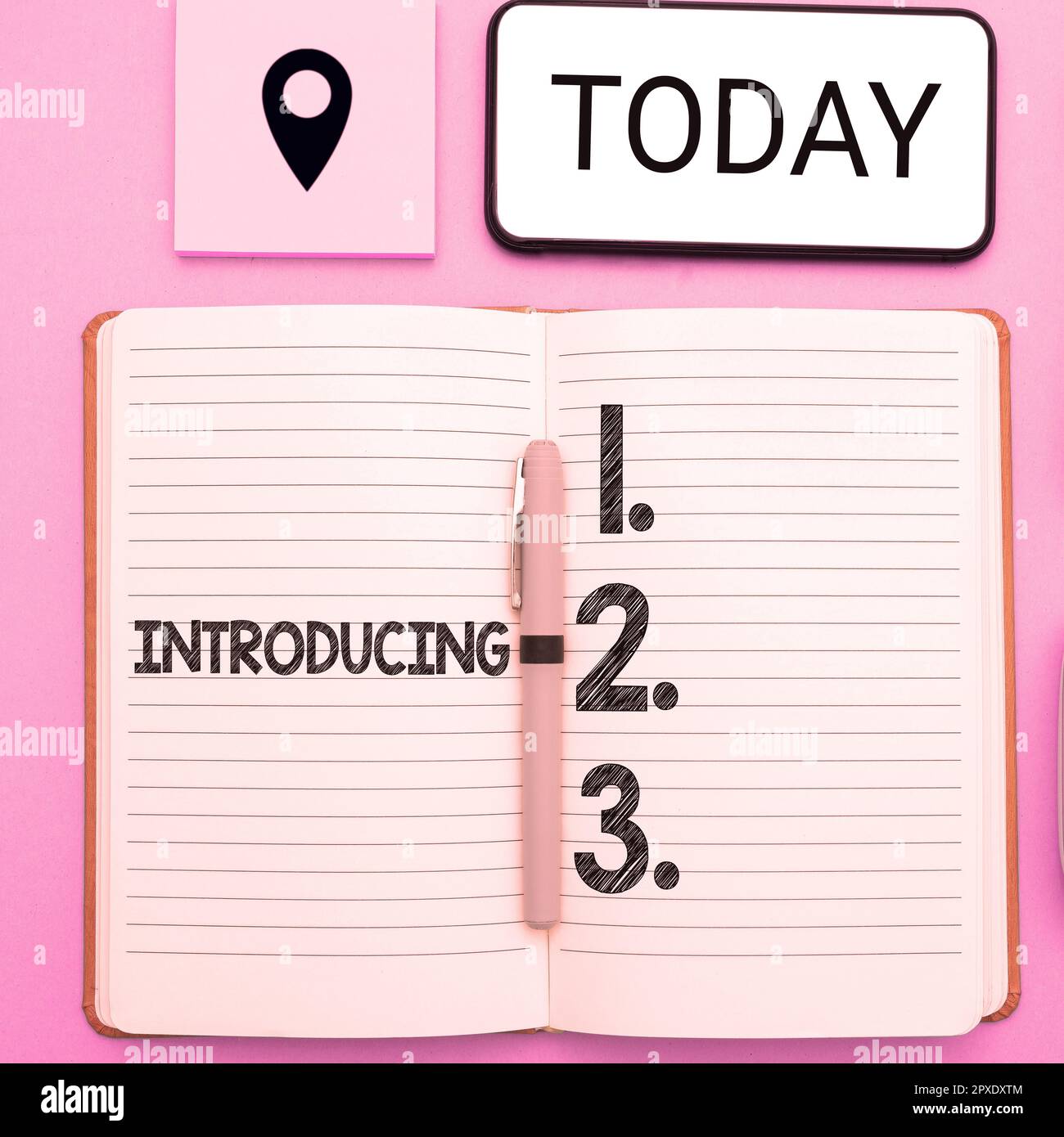 Inspiration showing sign Introducing, Conceptual photo Presenting a ...