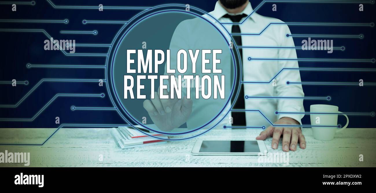 Handwriting text Employee Retention, Word Written on internal ...