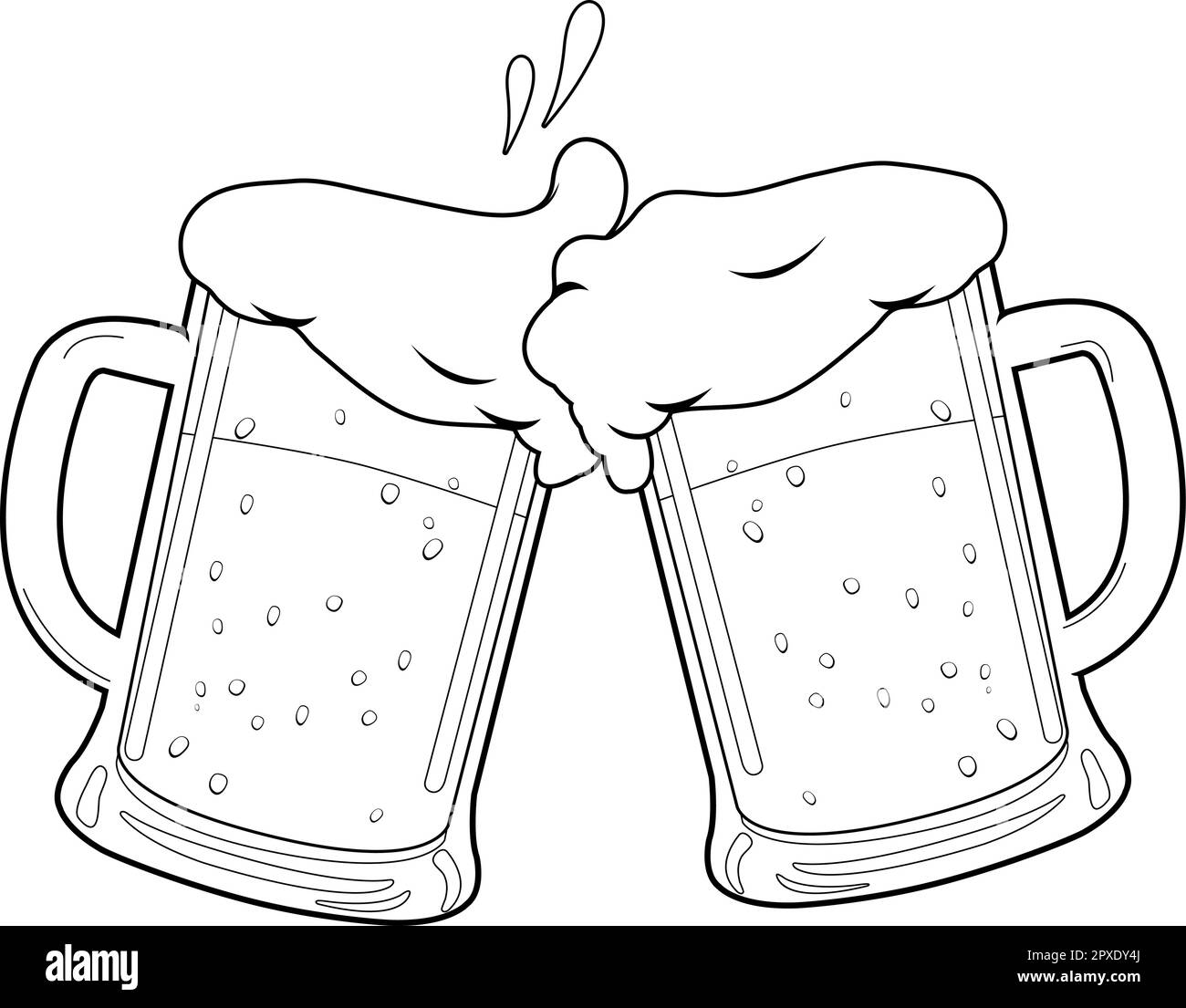 Beer toasting Black and White Stock Photos & Images - Alamy