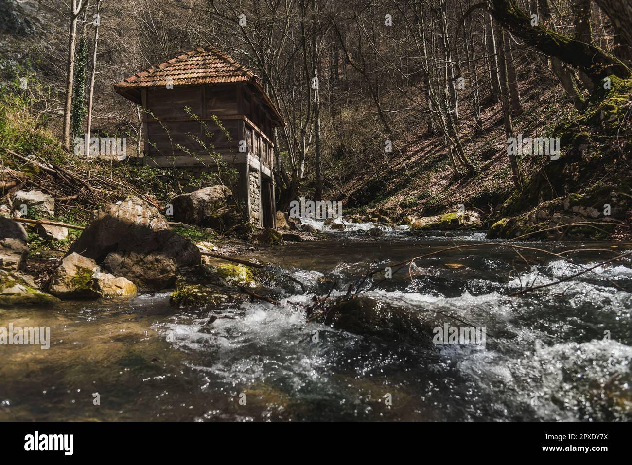 Watermill rocks hi-res stock photography and images - Alamy