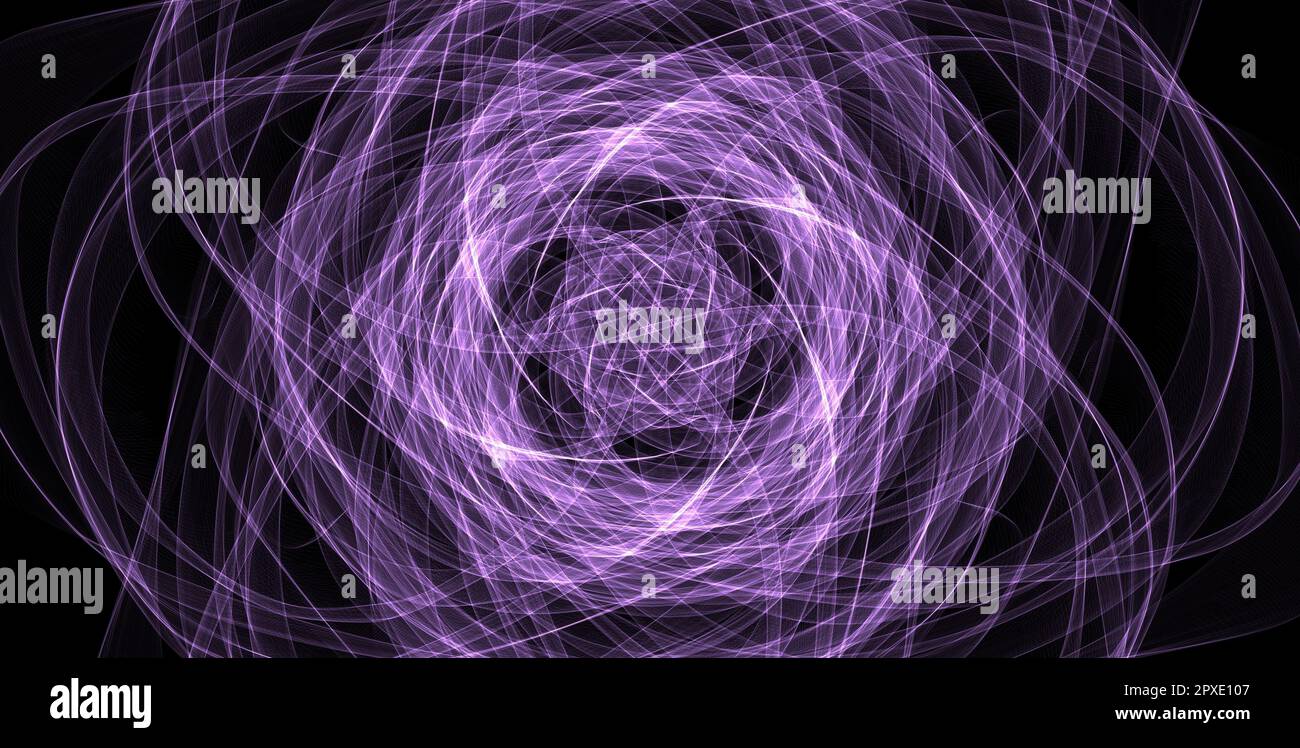 Symmetric geometric mesh complex curves pattern purple weave thread ...