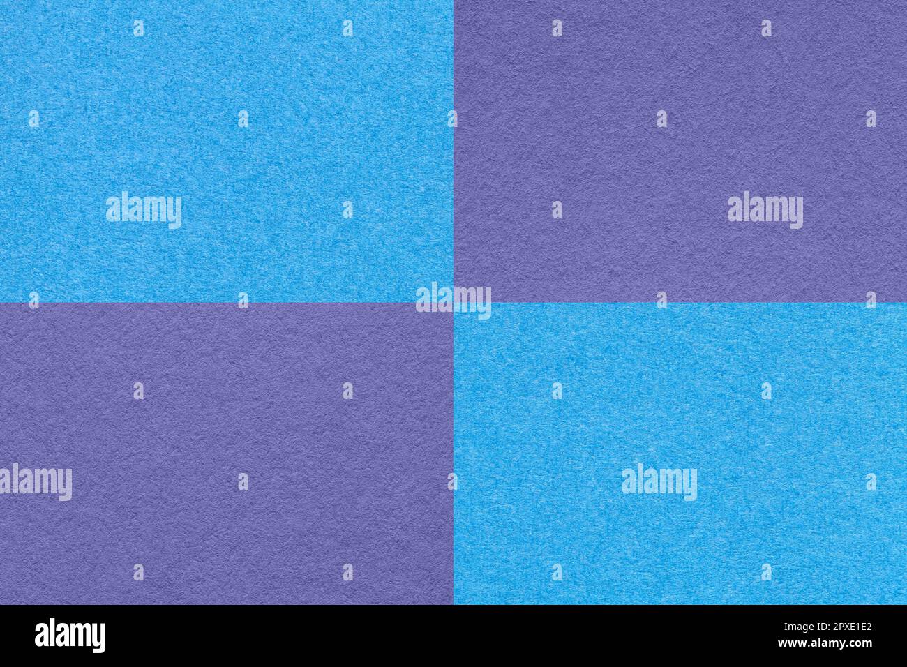 Texture of craft blue and violet paper background with cells pattern ...