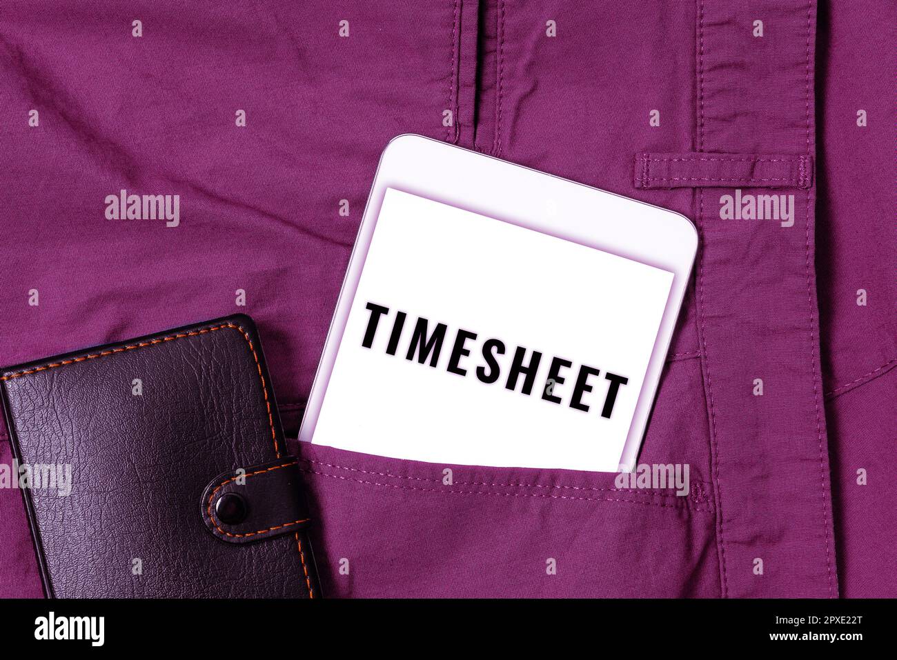 Text caption presenting Timesheet, Word for graphical representation of ...