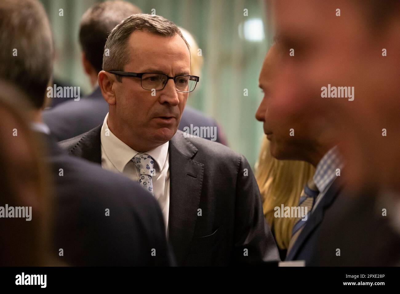 WA Premier Mark McGowan is seen ahead of the Reserve Bank of Australia ...
