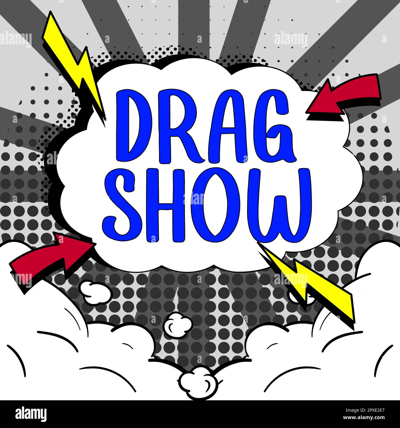 Hand writing sign Drag Show, Conceptual photo competitive event where ...