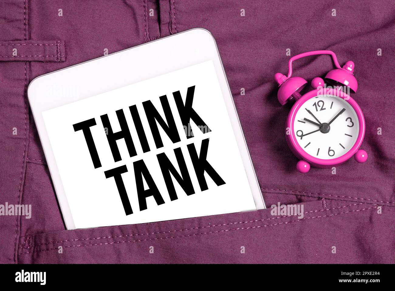 Text sign showing Think Tank, Concept meaning Thinking of Innovative ...